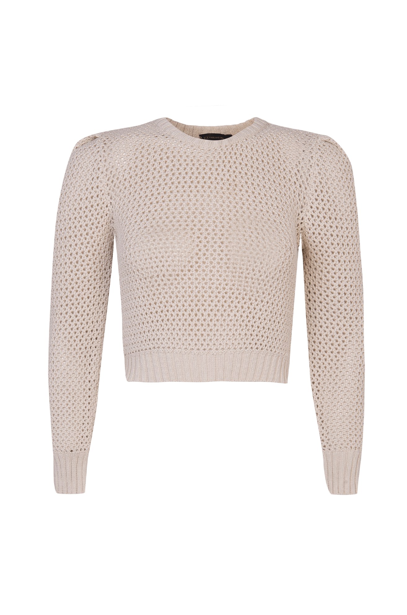 Casaco Pull Off White e Calça Ully Pistachio - ViX Paula Hermanny Brasil