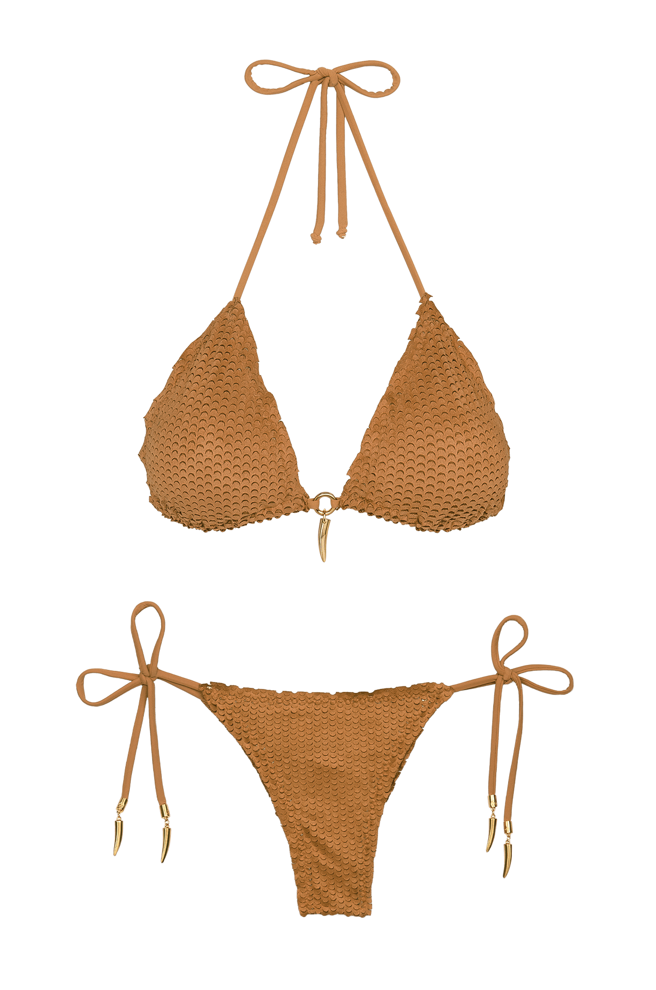 Top Scales Tri Ripple Toffee e Calcinha Scales Ripplebrasil Toffee ...