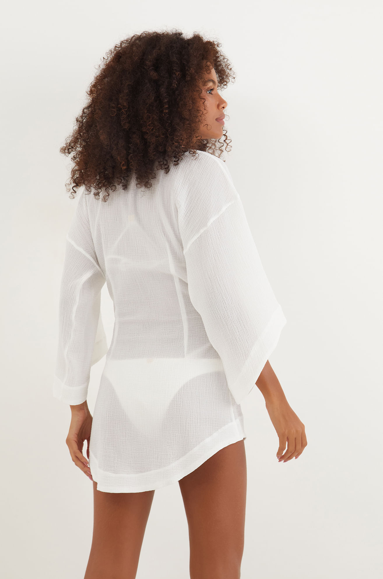 Saída Curta Yanka Off White - ViX Paula Hermanny Brasil