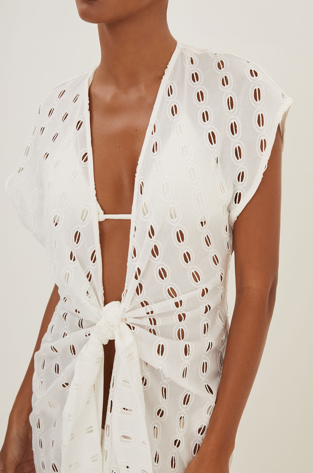 Saída Longa Sasha Off White - ViX Paula Hermanny Brasil