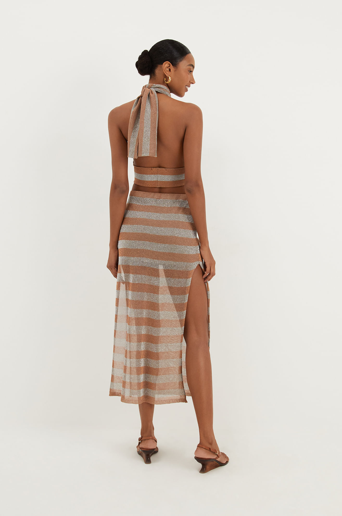 Frente-Unica Luna Éclair e Saia Longa Luna Tricot Éclair - ViX Paula Hermanny Brasil