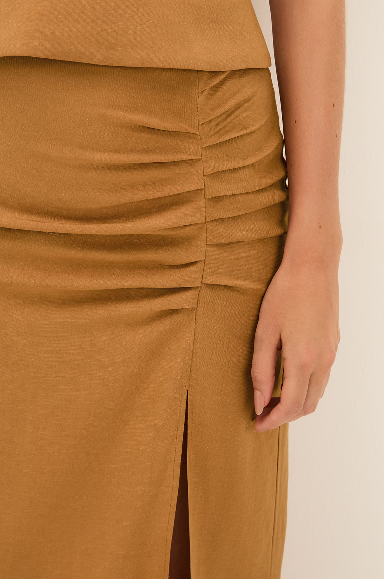 Top Bel Toffee e Saia Longa Clara Toffee - ViX Paula Hermanny Brasil