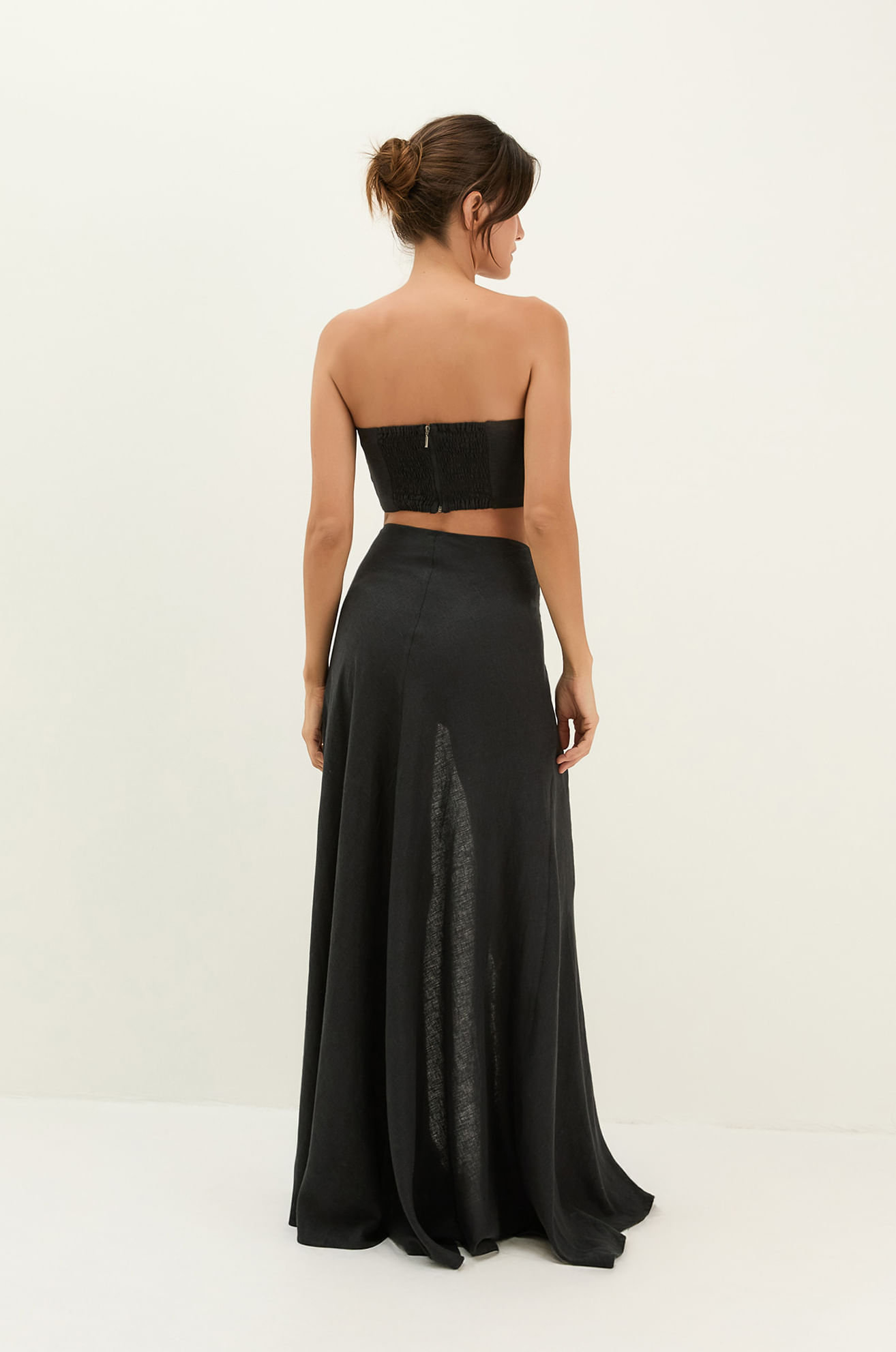 Top Sirène Black e Saia Longa Sirène Black - ViX Paula Hermanny Brasil